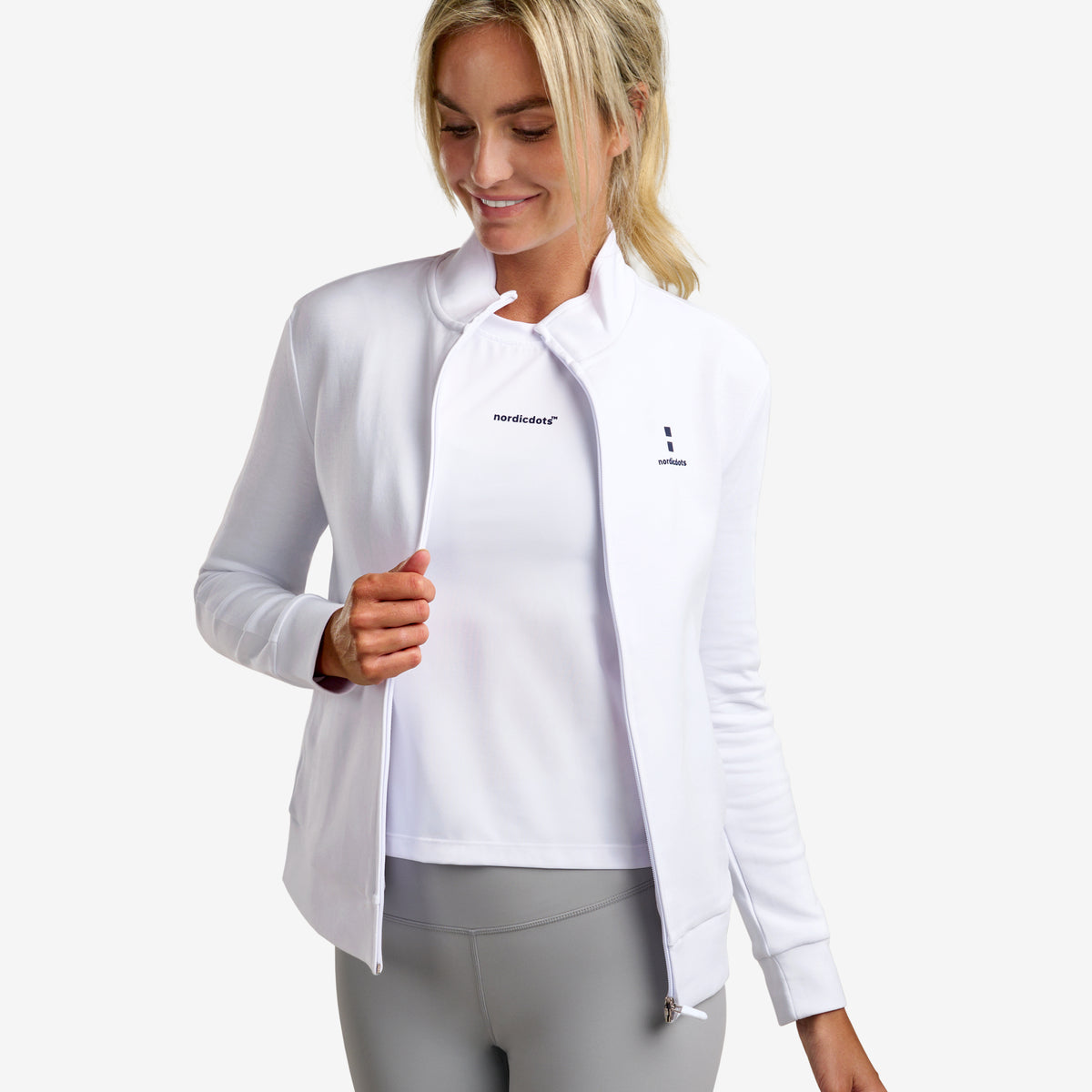 Off Court Jacket White – nordicdots™